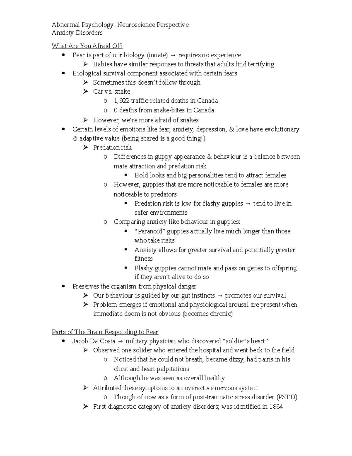 Anxiety Disorders - Anxiety Disorders What Are You Afraid Of? Fear is ...