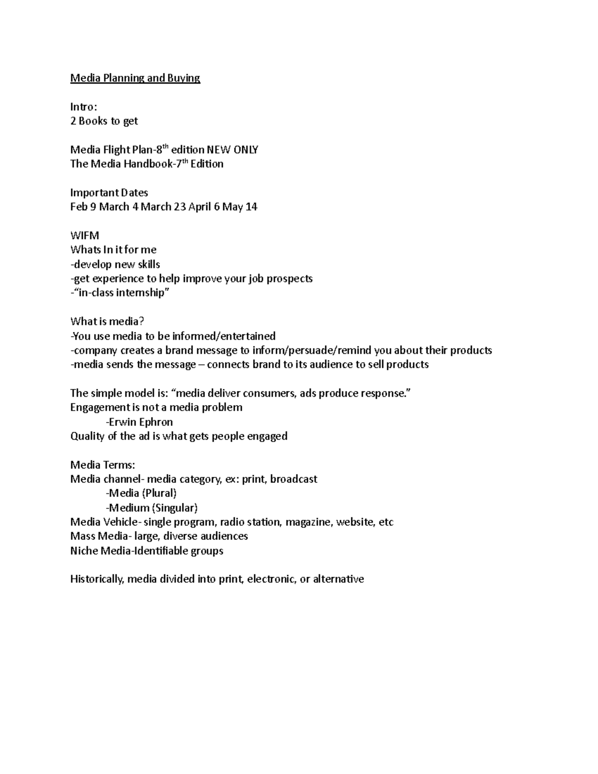 Media Planning and Buying - Media Planning and Buying Intro: 2 Books to ...