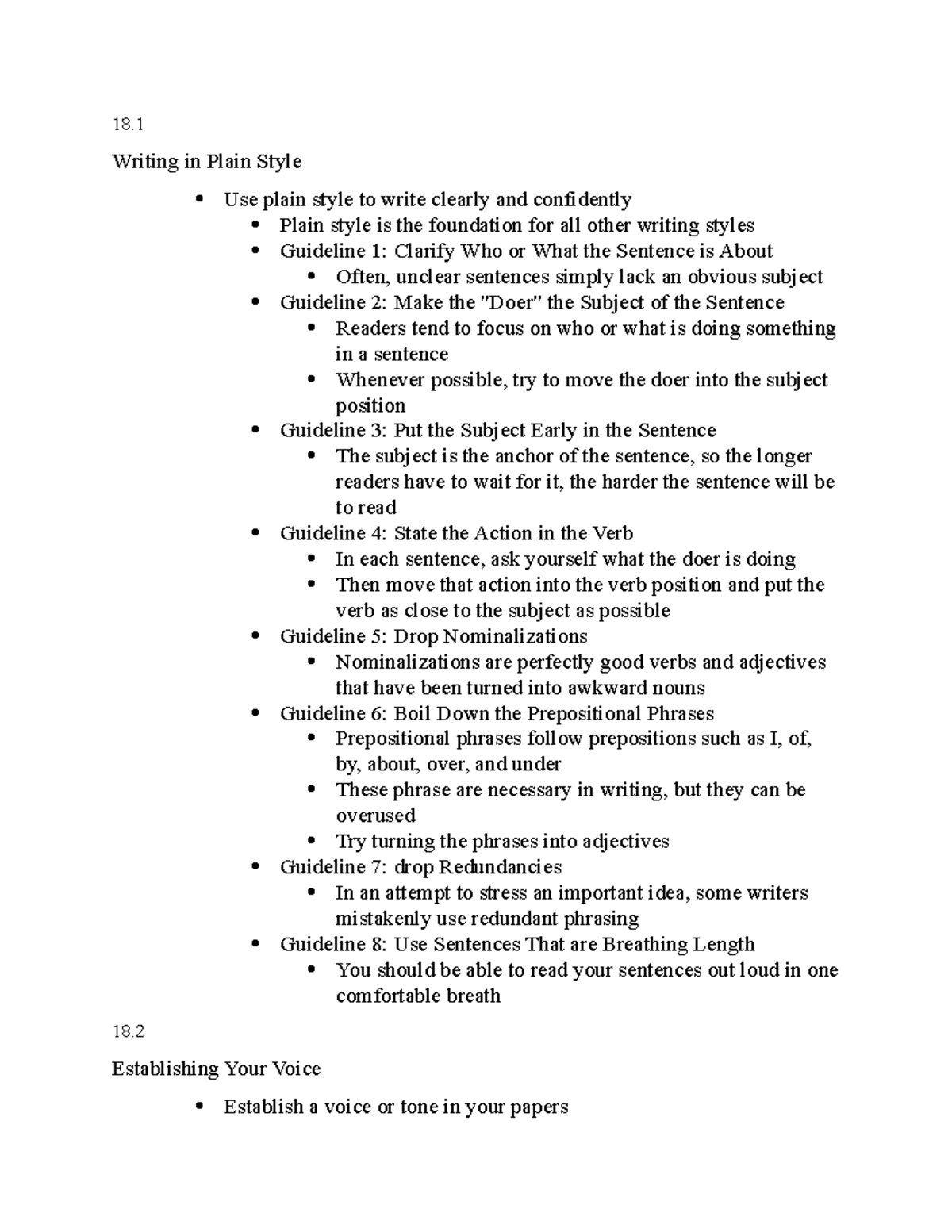 Writing Style Writing In Plain Style Use Plain Style To Write Clearly