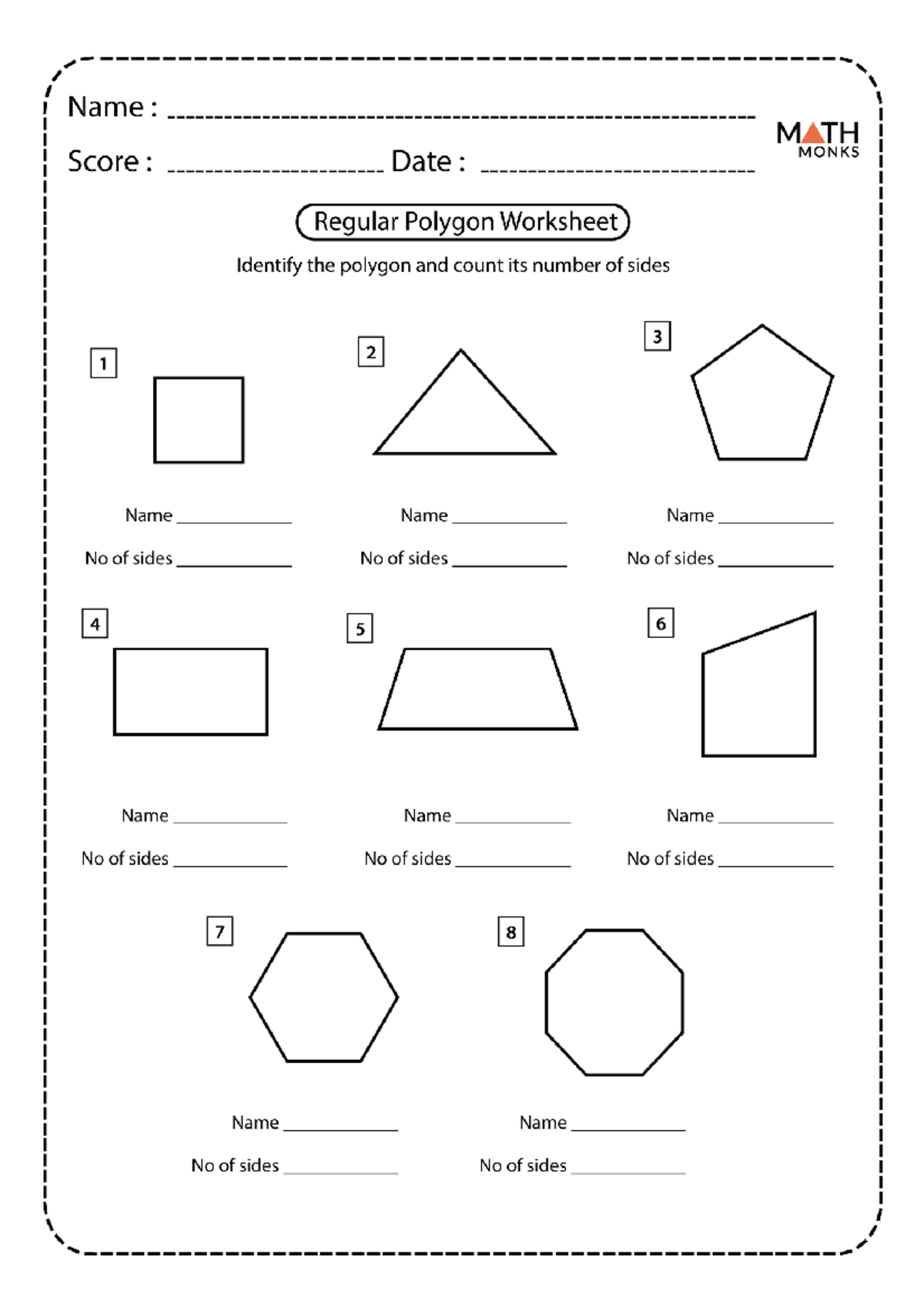 Polygons-Worksheet - a,mz.smd - BSED- Mathematics - Name : MATH Score ...