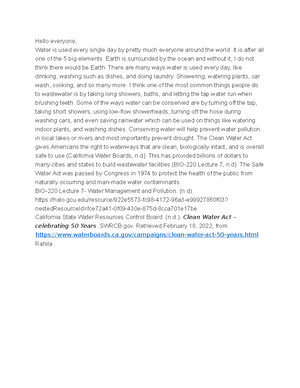 BIO-220 Syllabus - Last Updated: Sep 07, 2021 8:26 AM Environmental ...