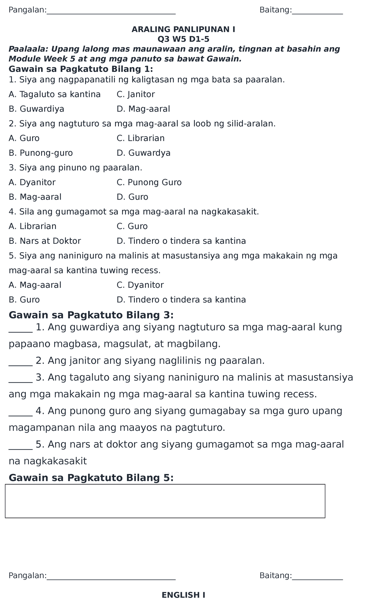 WEEK 5 Activity sheet - waaaaaaaaaaaaaaaaaaaaaa - Pangalan