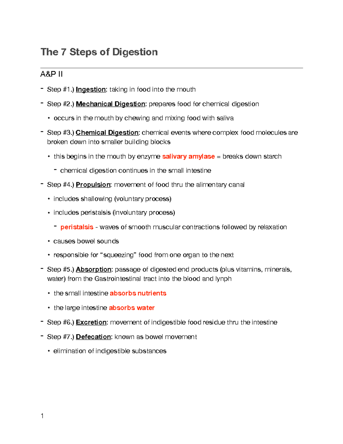 7 Steps of Digestion and Digestion Processes - The 7 Steps of Digestion ...