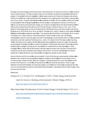 Eng1 Mod 4-3 Identifying thesis statement - Main Claim: The article's ...