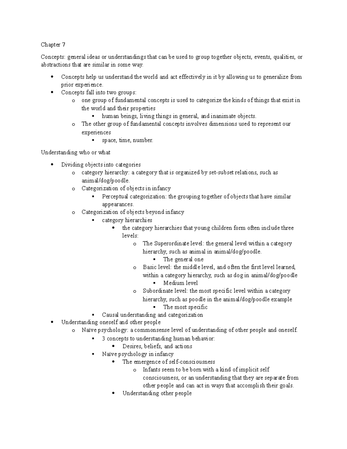 Chapter 7 - notes - PSY 321 - SLU - Studocu