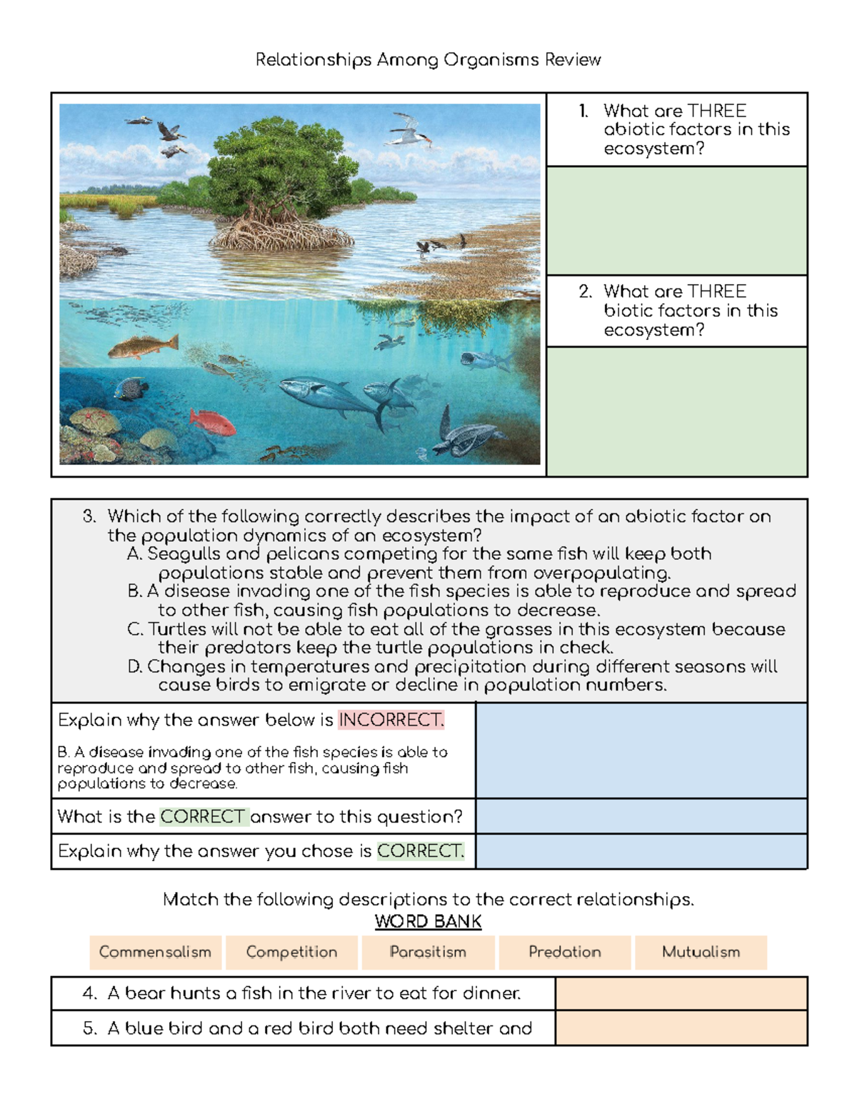 Enviro 3.2 - Lesson 8 Day 2 - Student Document - Relationships Among ...