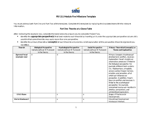 PSY 211 Project Two Template - PSY 211 Project Two Template Use this ...