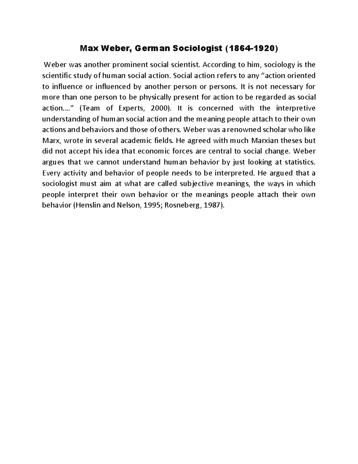 (11)Max Weber - JIBIN JOSEPH - Max Weber, German Sociologist (1864-1920 ...