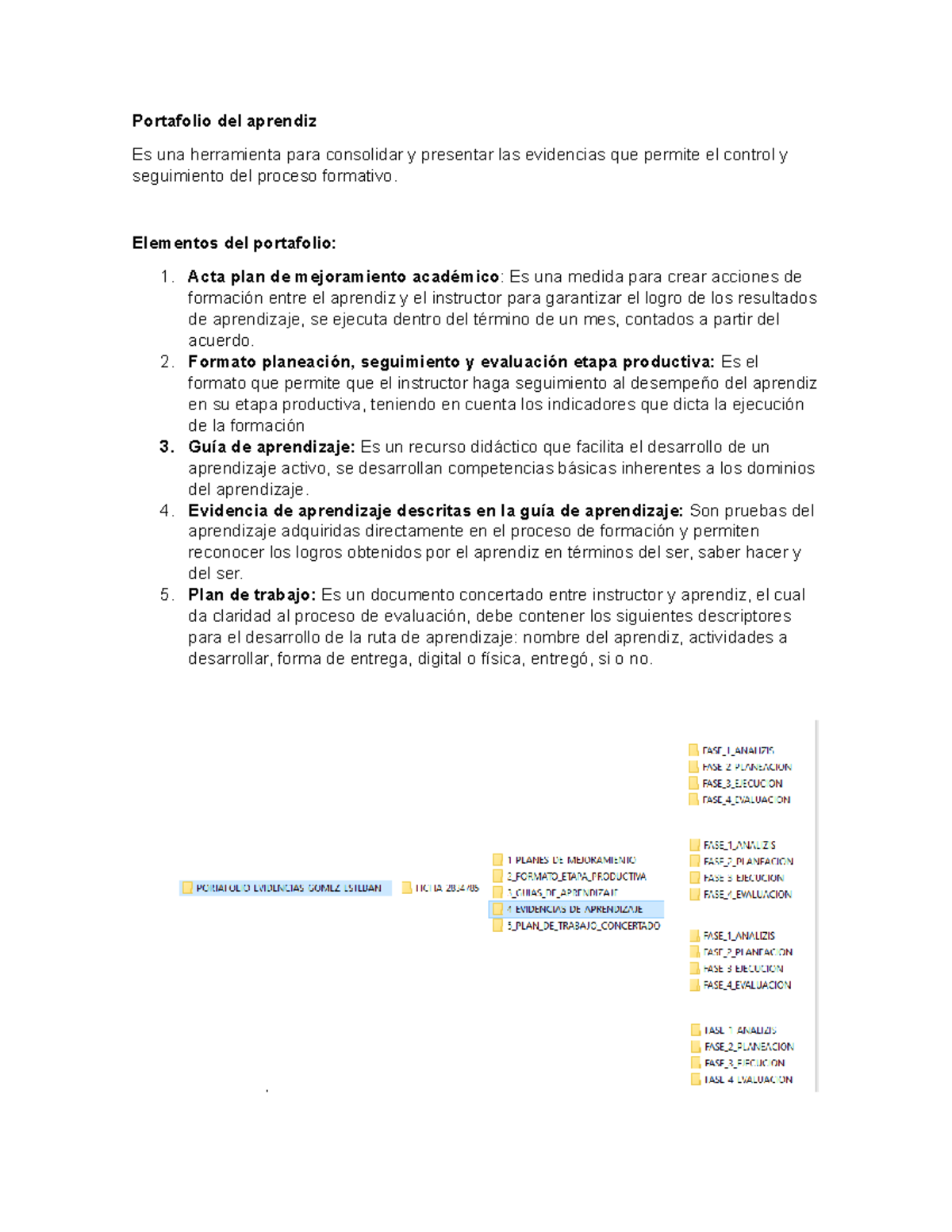 Portafolio del Aprendiz - Portafolio del aprendiz Es una herramienta para consolidar y presentar ...