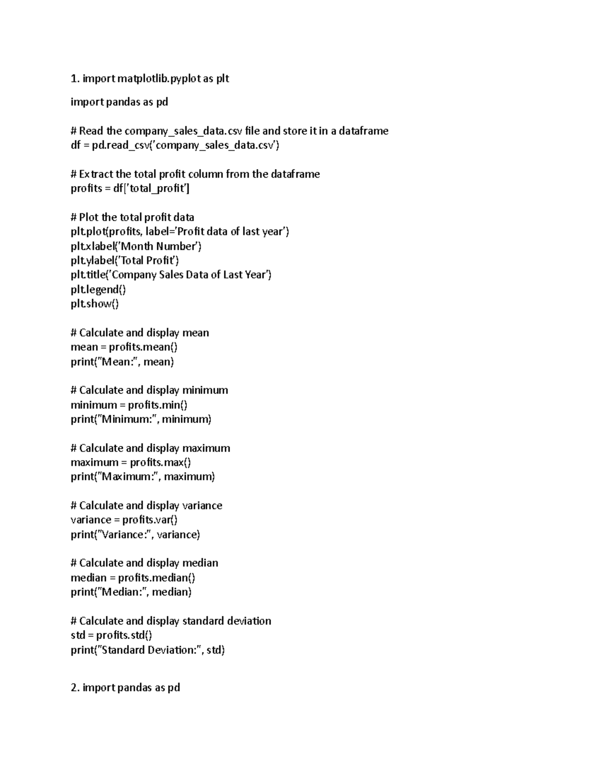 EET207 3.3 Assignment - import matplotlib as plt import pandas as pd ...