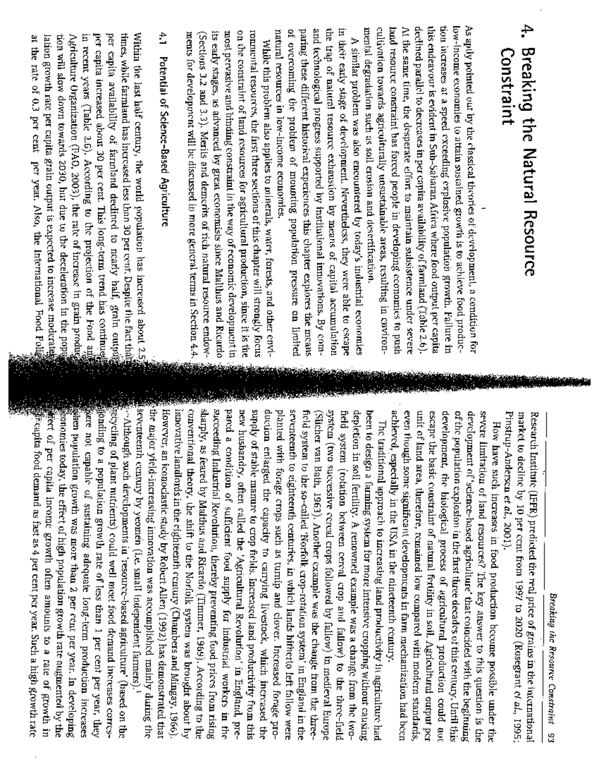 Hayami-Godo Breaking the Resource Contraint - 4. Breaking the Natural ...