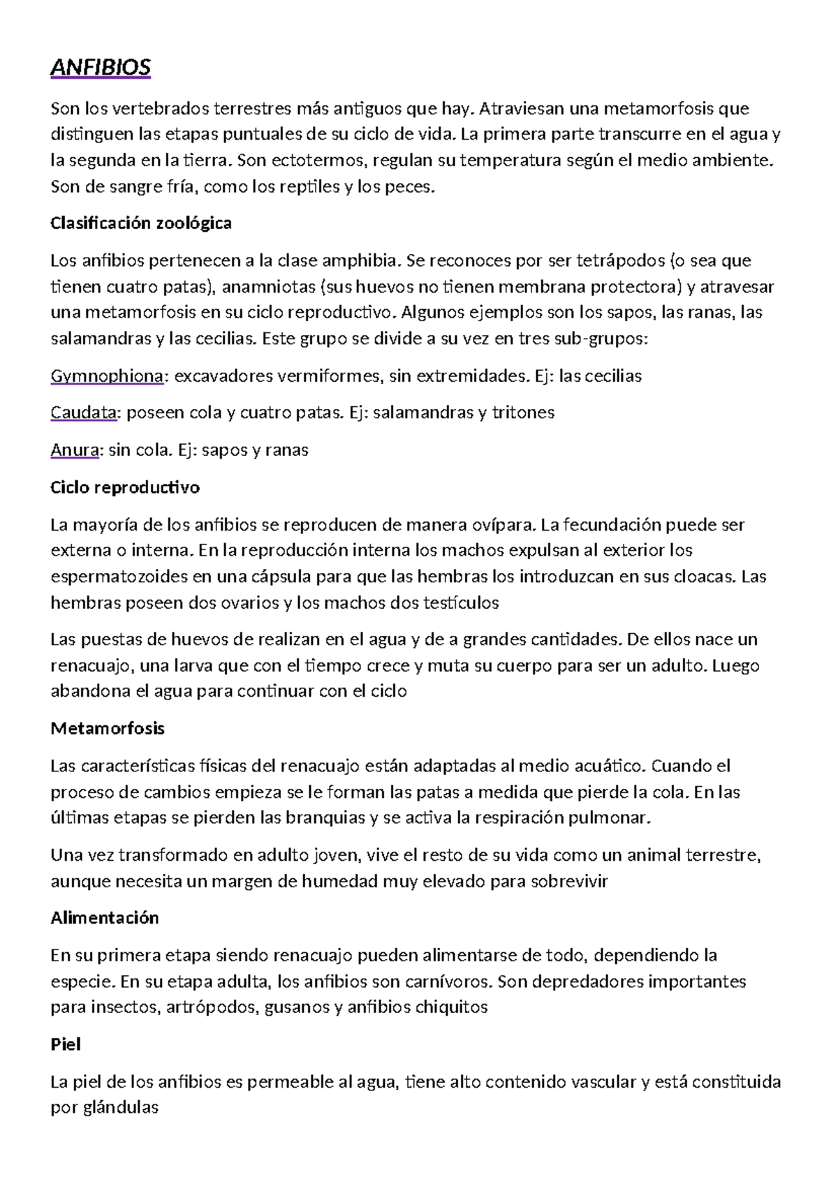 Anfibios - hgjjj - ANFIBIOS Son los vertebrados terrestres más antiguos ...