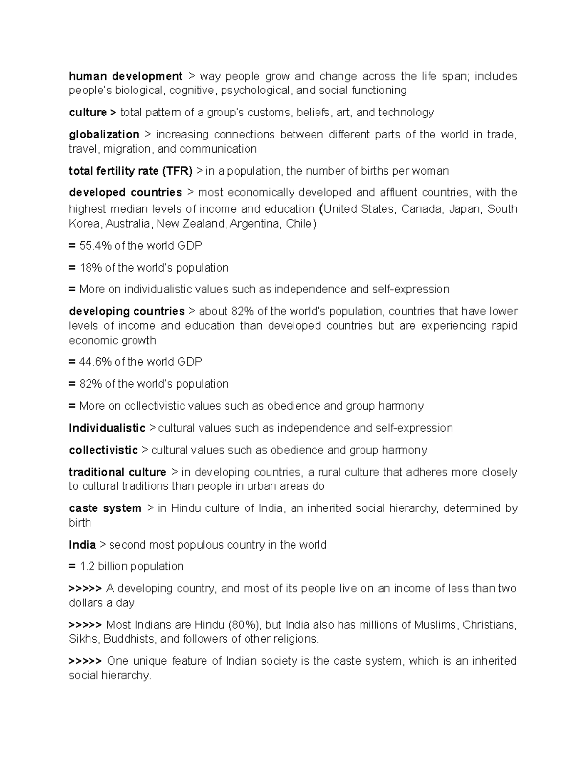 Psychnotes - psych notes - human development > way people grow and ...
