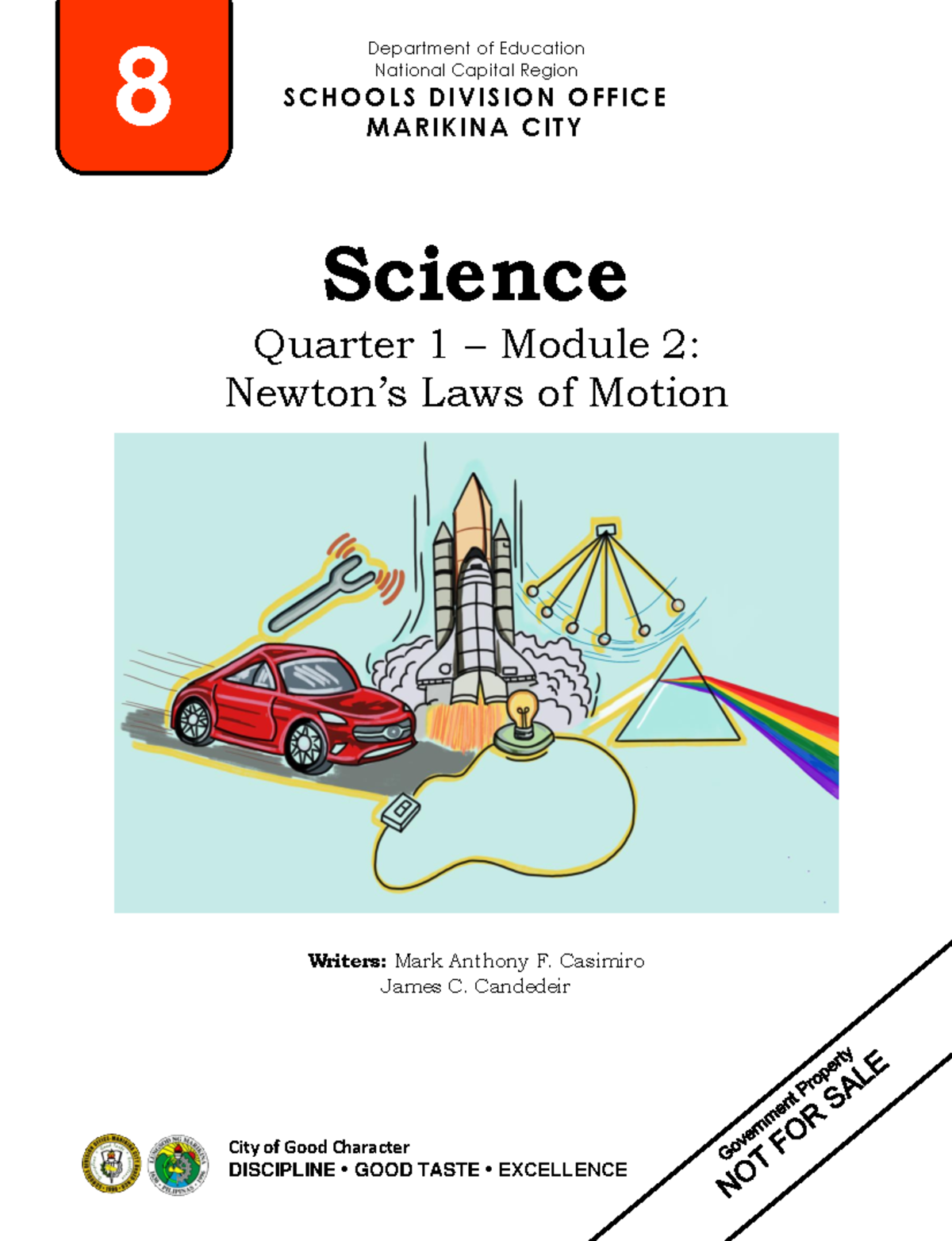 SCI8 Q1 M2 Newtons-Laws-of-Motion - ####### City of Good Character Science Quarter 1 – Module 2 ...