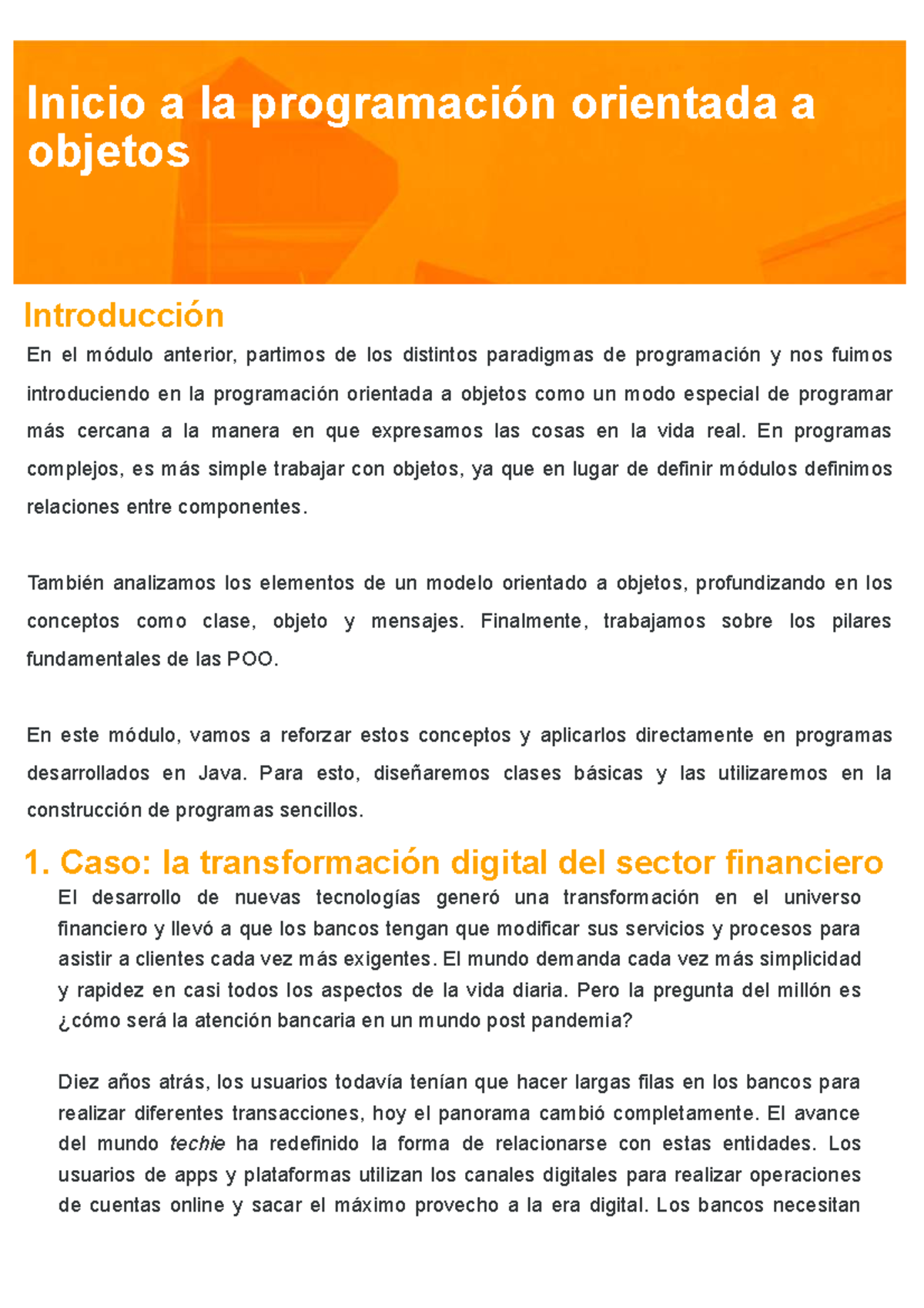 OOP M3 - Programacion Orientada a Objetos M3 (Lecturas 1 a la 4 ...