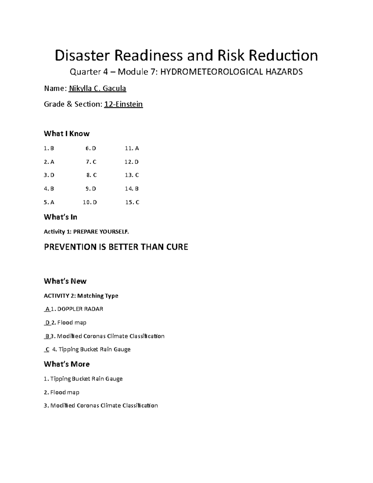 DRRR-Q4-M7 - Lecture Notes - Disaster Readiness and Risk Reduction ...