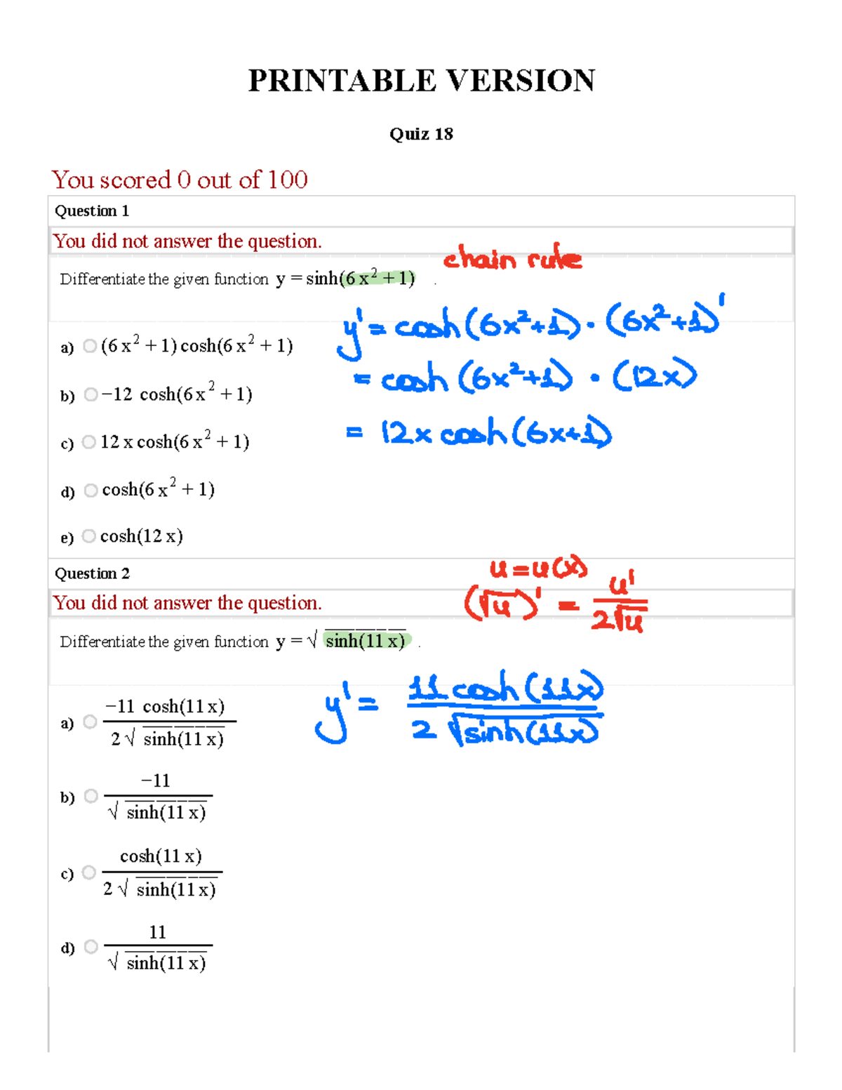 2413Quiz18 notes - PRINTABLE VERSION Quiz 18 You scored 0 out of 100 ...