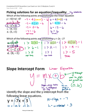 D126 Unit 3 Study Guide - D126 Mathematics for Elementary Educators II ...