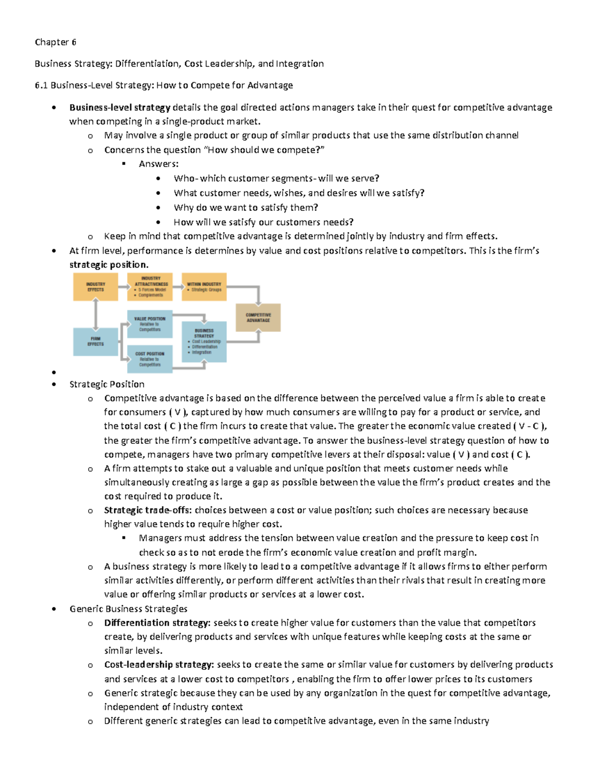 Chapter 6 - Summary small business management - Chapter 6 Business ...
