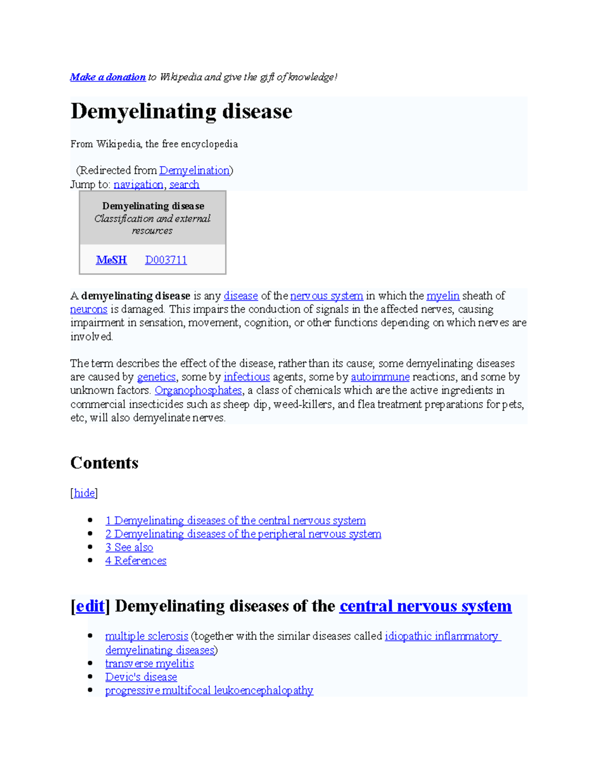 Heavy metal link - Make a donation to Wikipedia and give the gift of ...