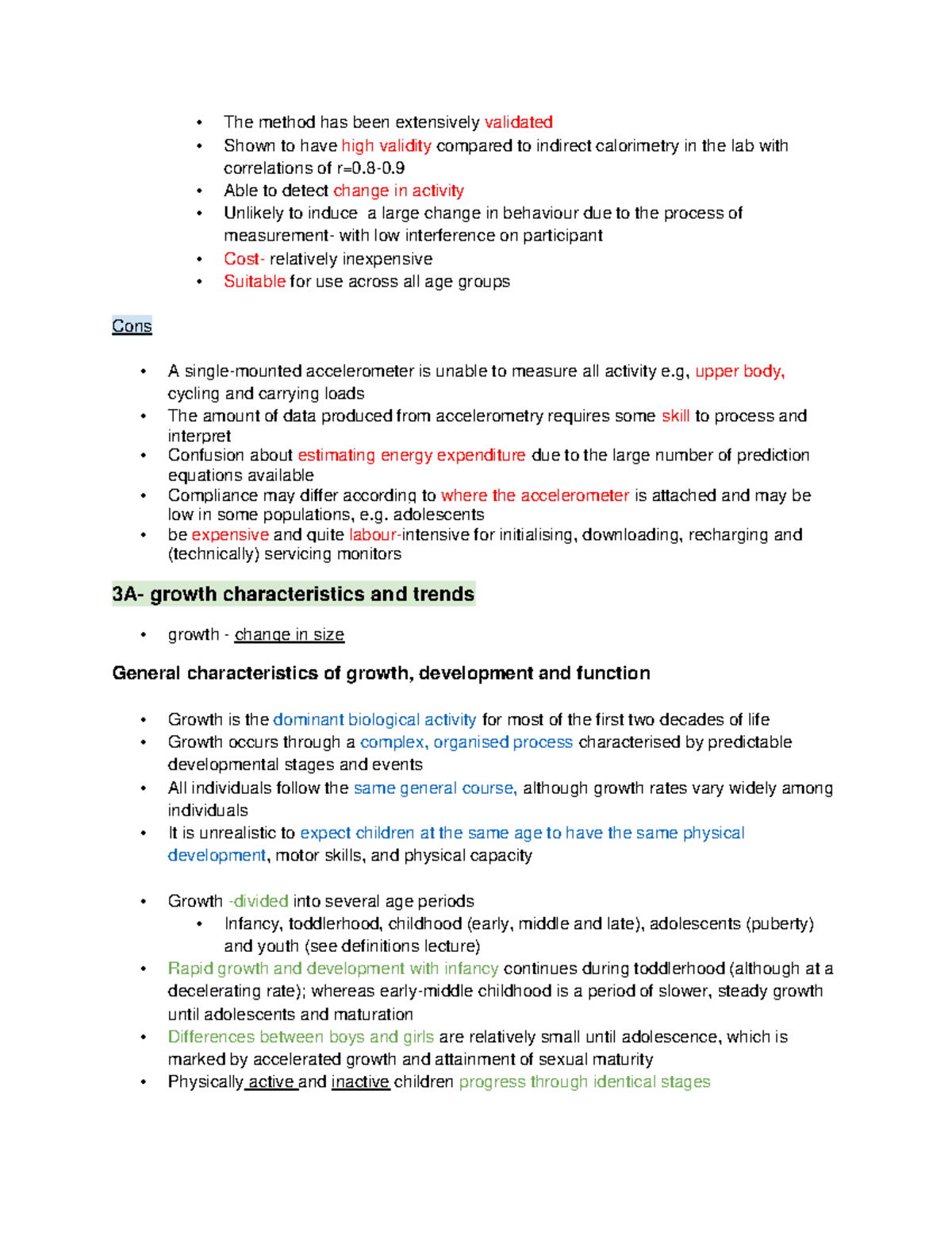 Lec 3a w3 Part 2 Notes - The method has been extensively validated ...