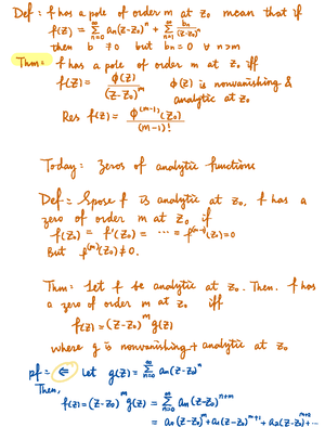 Note Jan 26, 2022 - Professor Emmett Wyman Introduction to Complex ...