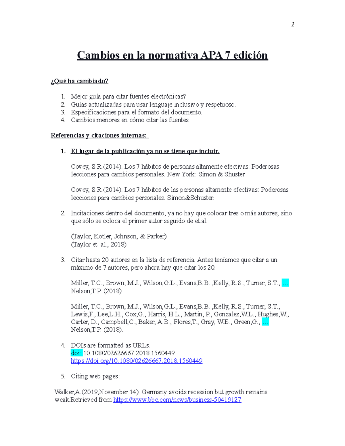 Apa 7: Te Explicamos Los Cambios En Esta Normativa – IXXLIQ