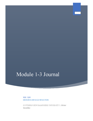 PSY 491 Module 2 Milestone Victor's Copy - PSY 491: Module Two ...