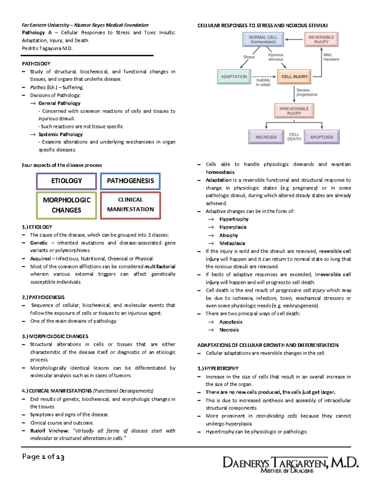 Patho A 1. 2 Cell Adaptation (Tagayuna, 2015 ) - Far Eastern University ...
