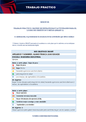 Matriz Smart mediano y largo plazo - Matriz de Estrategias y ...