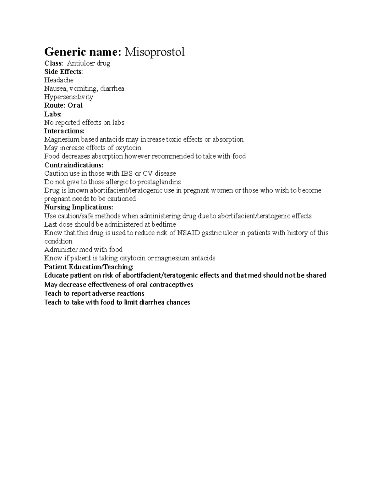Hesi prep 5 - document contains info about Hesi prep - Generic name ...