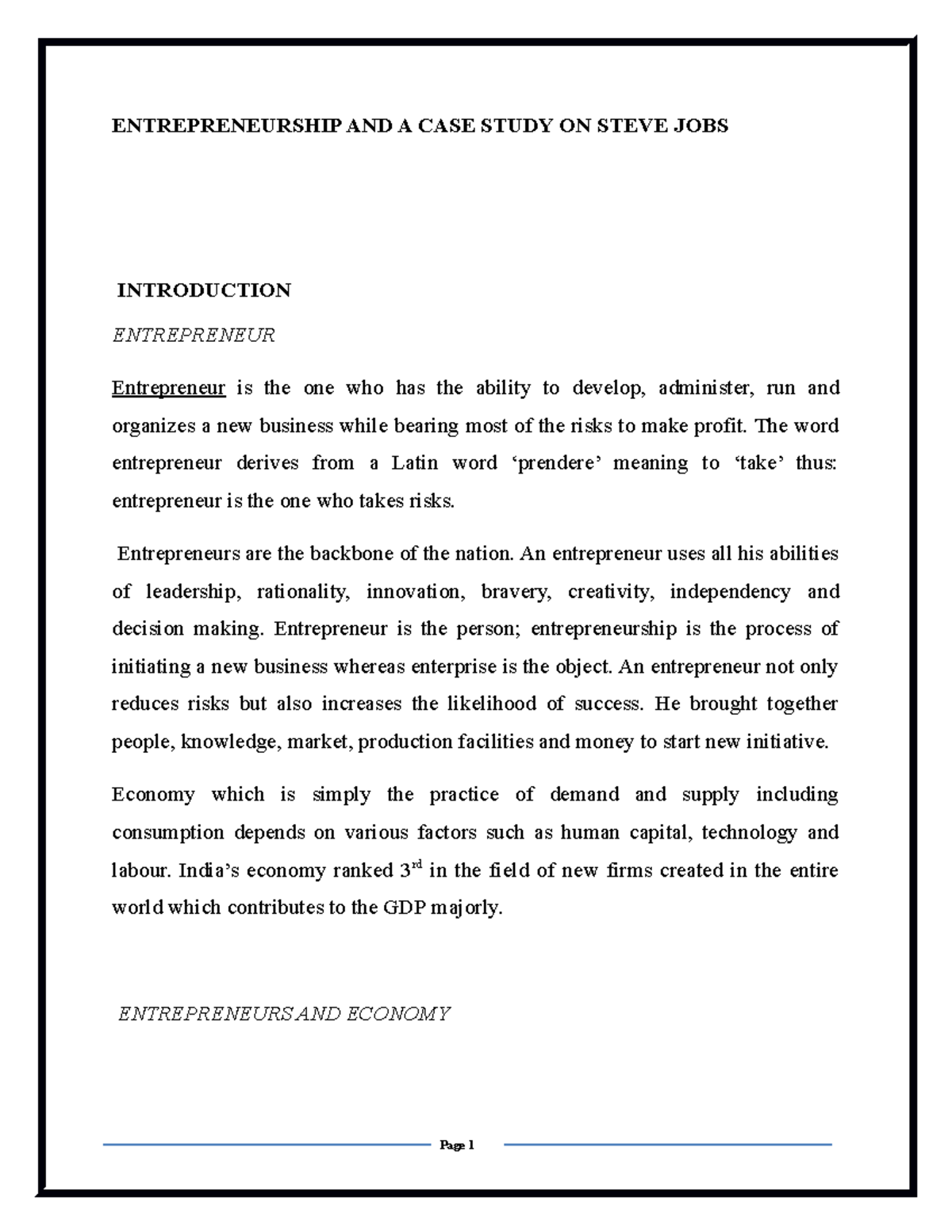 Entrepreneur - essay and blog on article 377 and its implications ...