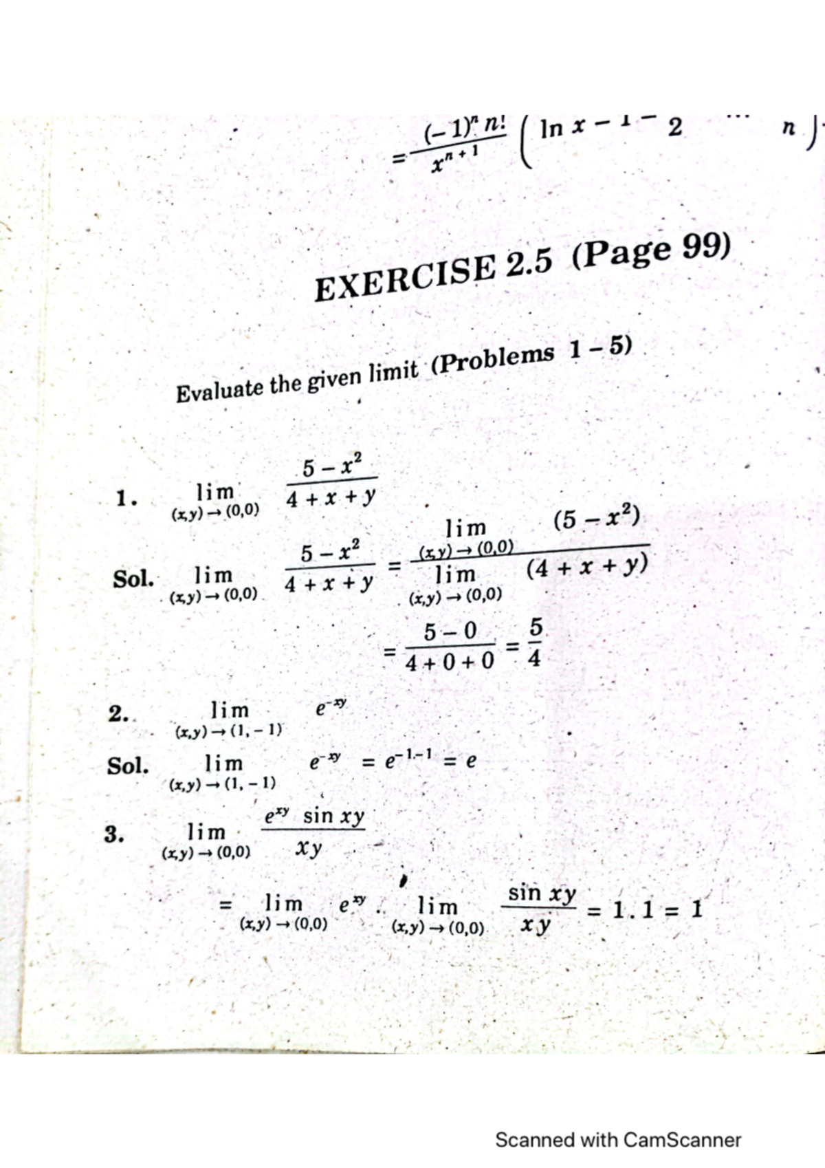 Math Chapter 2 2 - Bac Mathematics Advance Calculus - Elementary ...