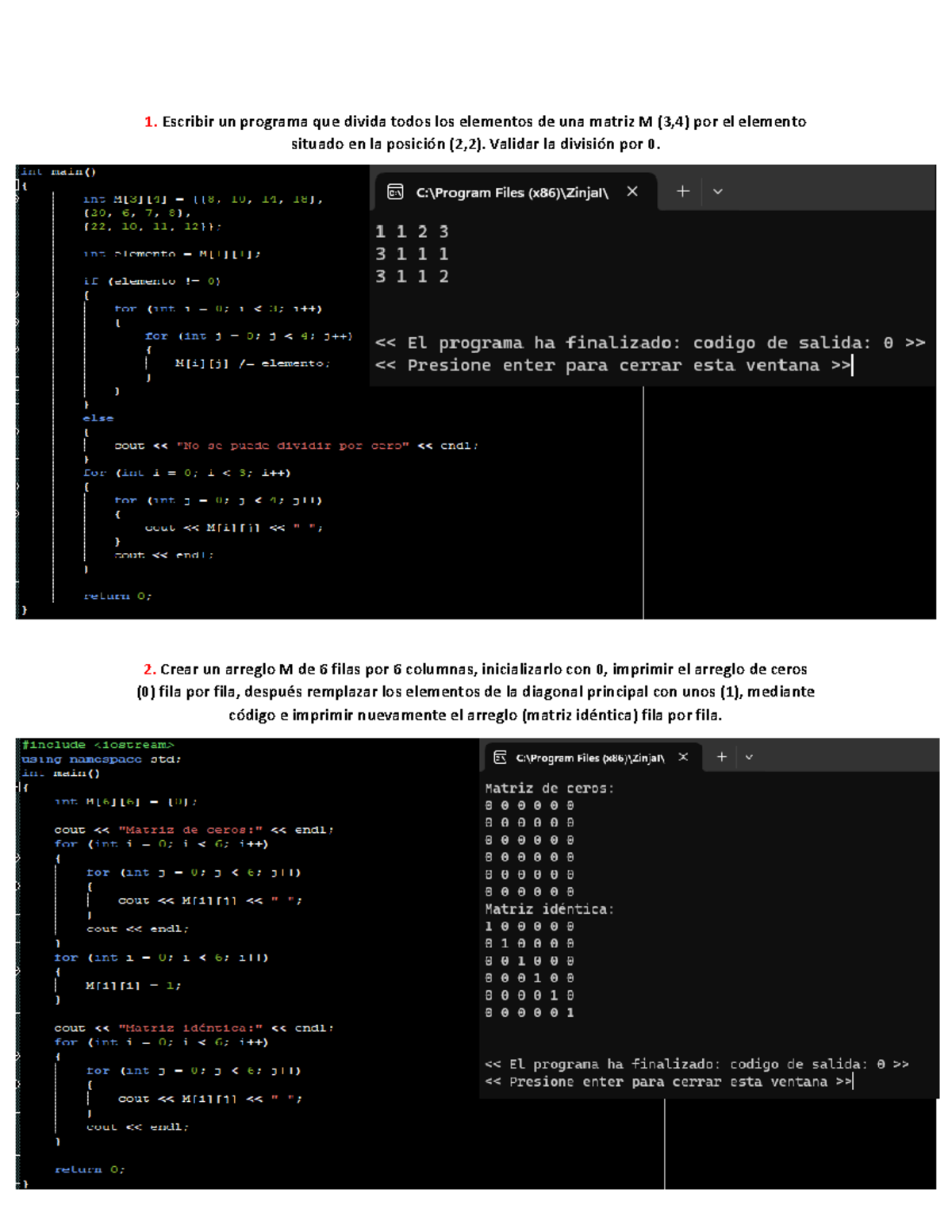 Taller 13 - ksxalkaoca - Escribir un programa que divida todos los ...