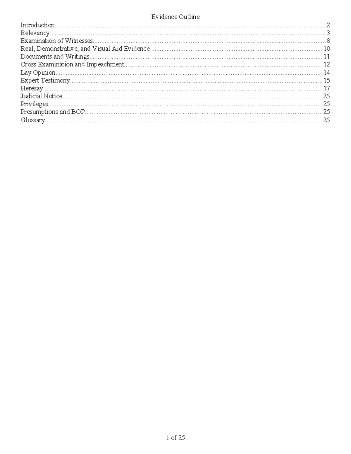 Evidence Smithburn Spring 07 - - Studocu