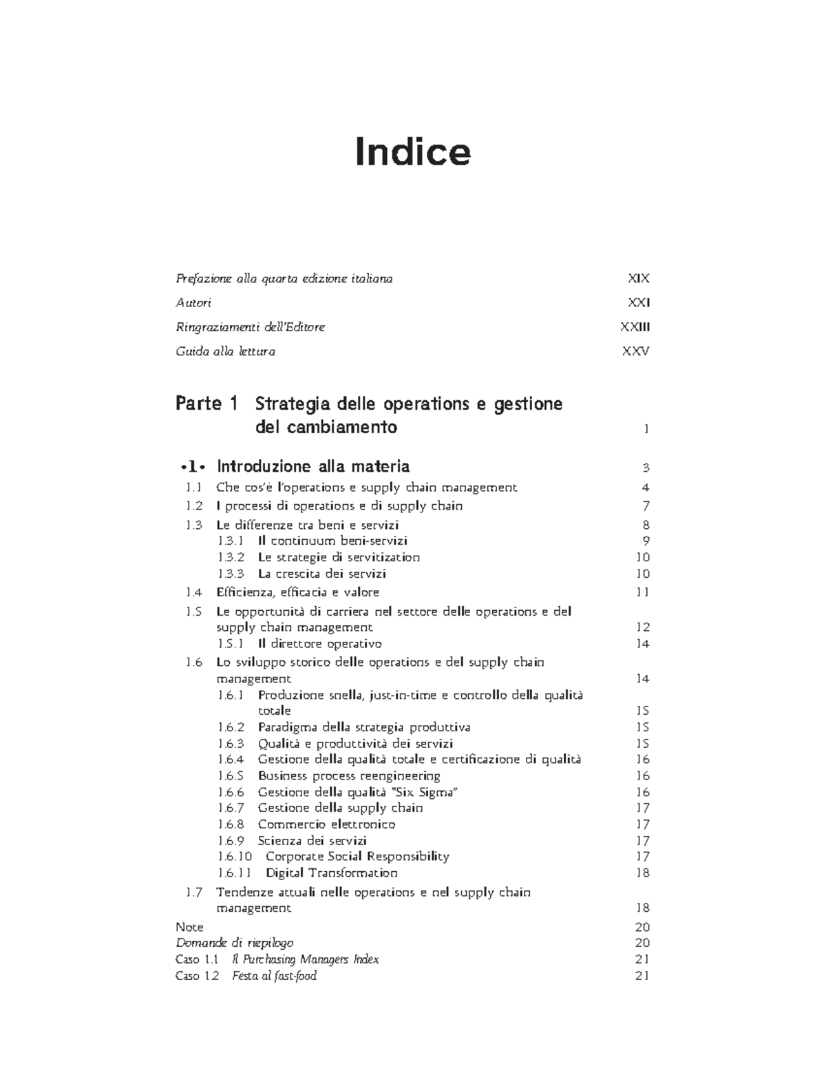 Indice - esame corretto - Prefazione alla quarta edizione italiana XIX ...