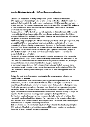 Learning objectives – Lecture 2 - Learning objectives – Lecture 2 ...