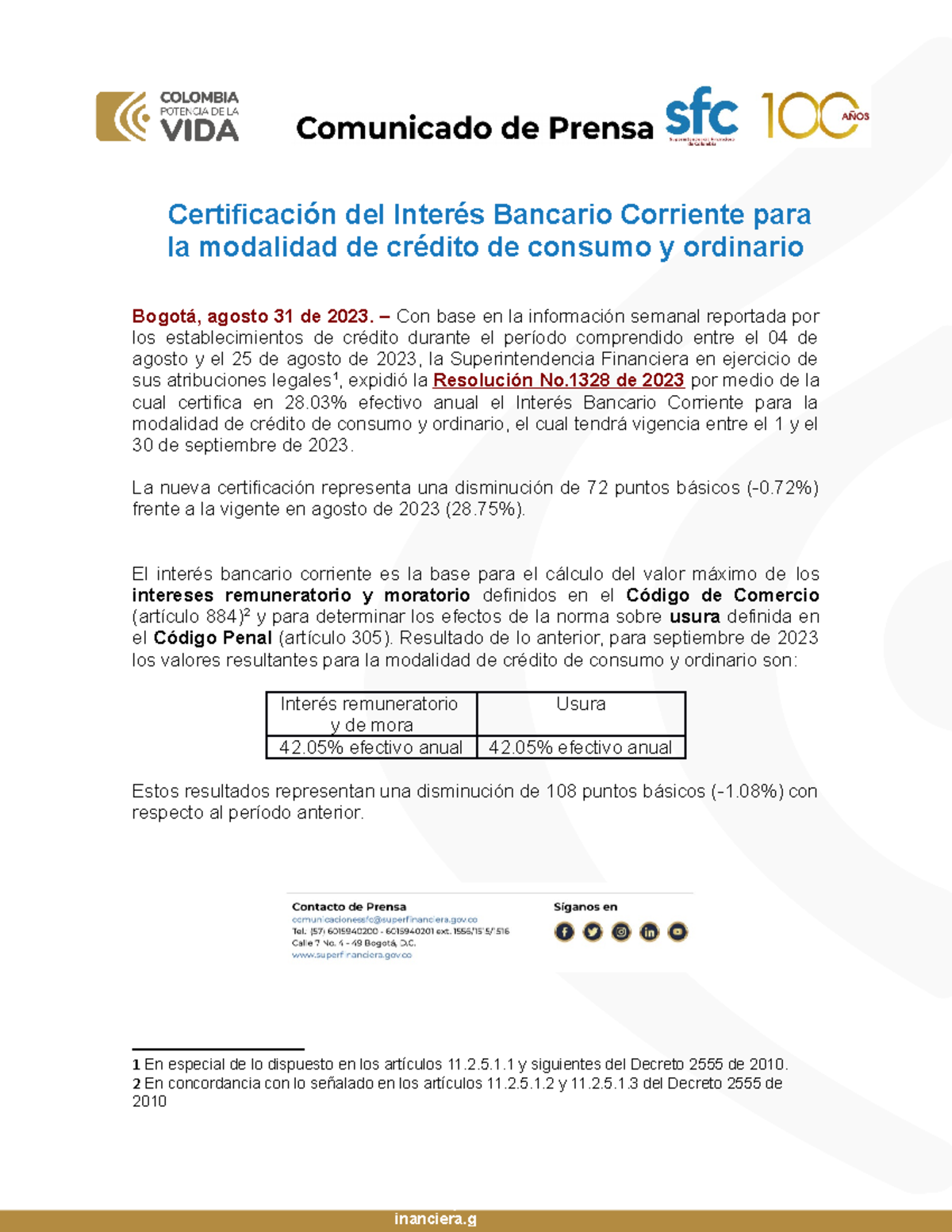 Ibc09 23 - Trabajos largos - Certificación del Interés Bancario ...