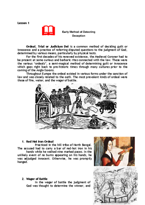 Overview on Biological Theories of Crime Causation - Lesson 1 What is a ...