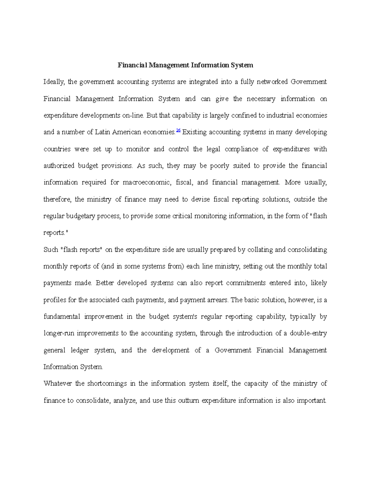 Financial Management Information System - Financial Management ...
