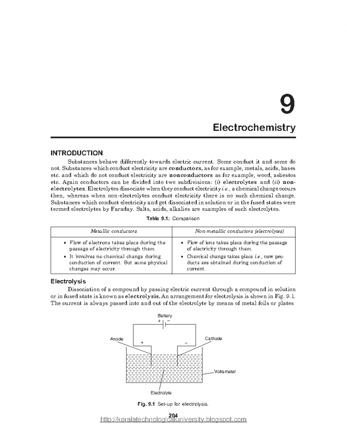Engineering Chemistry 9- Electrochemistry - 204 9 Electrochemistry ...