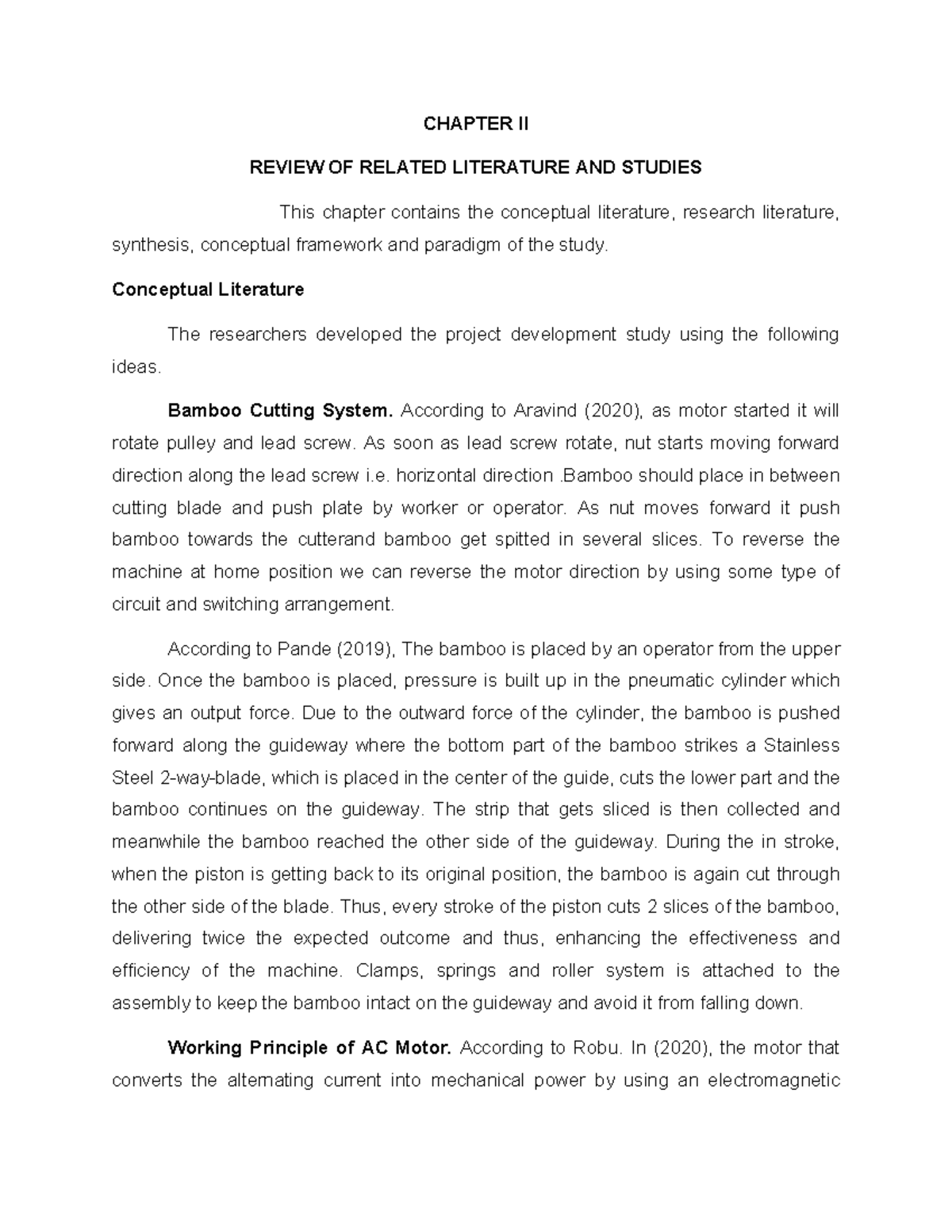 Chapter II bamboo - CHAPTER II REVIEW OF RELATED LITERATURE AND STUDIES ...