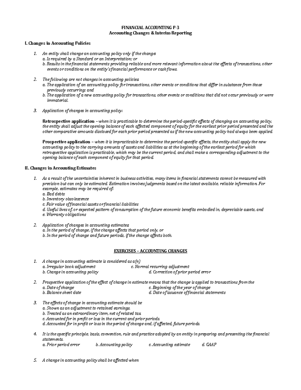 Accounting-Changes - saa - FINANCIAL ACCOUNTING P- Accounting Changes ...