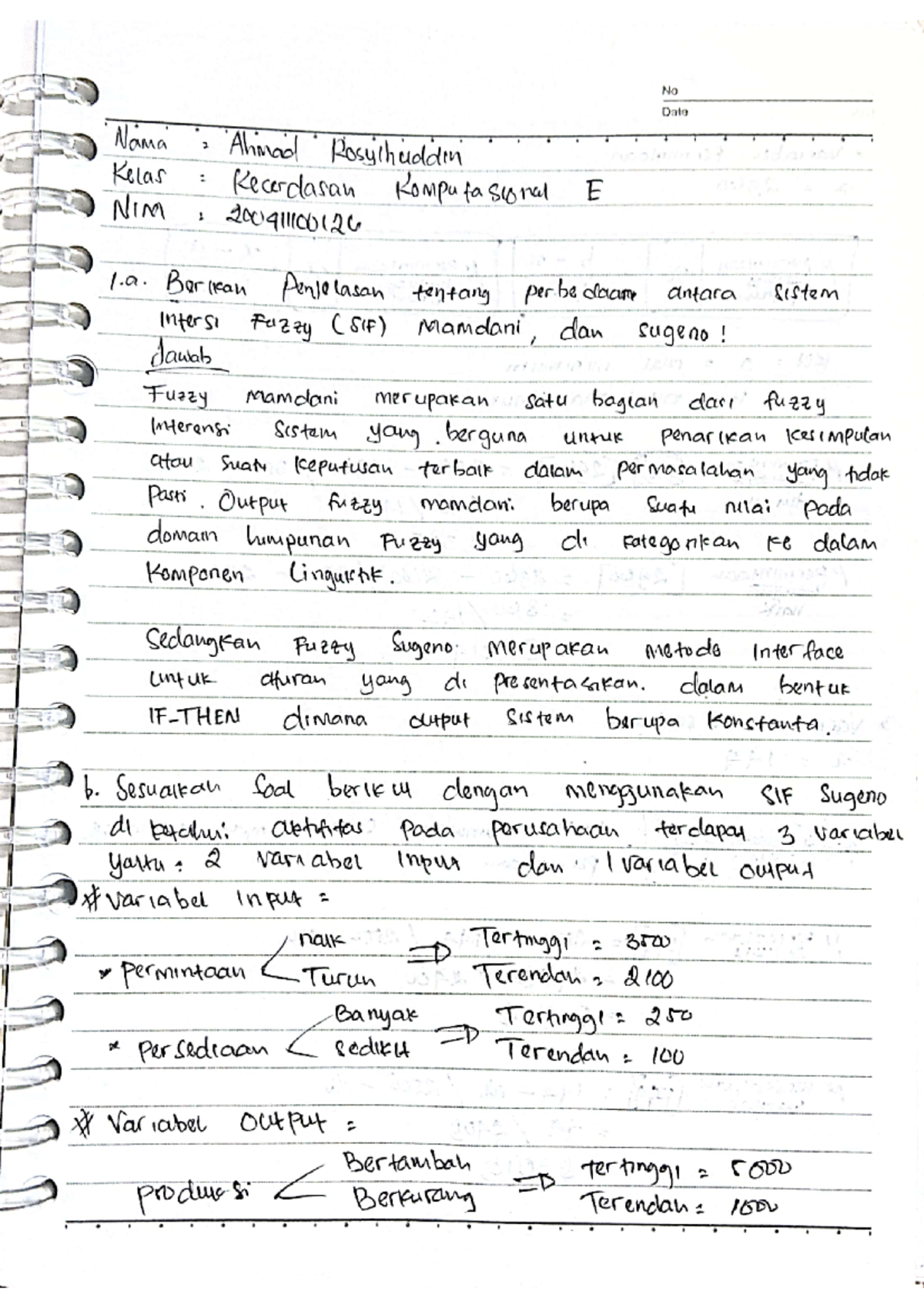 2004 11100126 Ahmad Rosyihuddin Remidi UTS KK - informatic engineering - Studocu