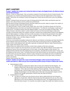 Unit 5 Revolutions (1750-1900) - Unit 5: Revolutions (1750-1900) Focus ...