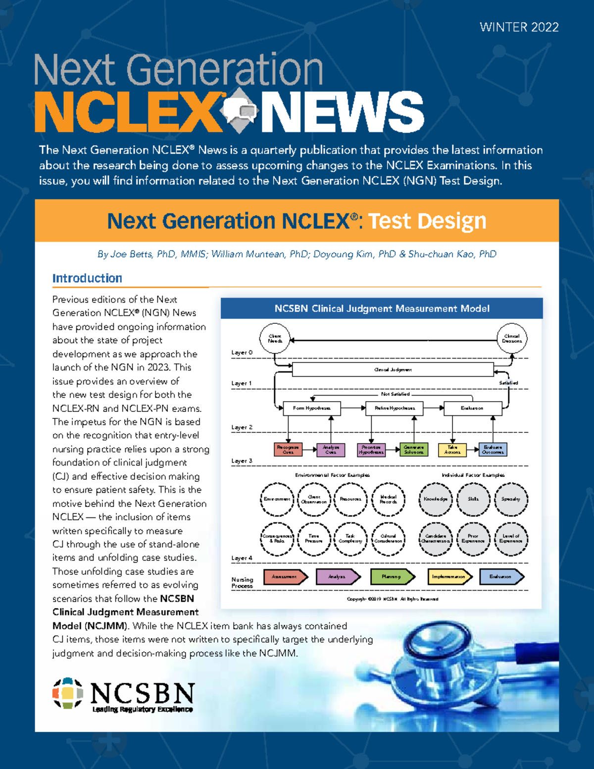 Clinical Judgement Model - WINTER 2022 Next Generation NCLEX ® : Test ...