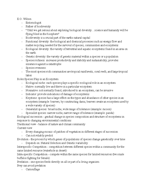 Natural Resource Conservation 3 - HIPPCO (threats to biodiversity ...