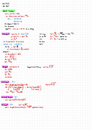 361 - Equation Sheet - ENME 361 Chapter 2 : Modeling of ...