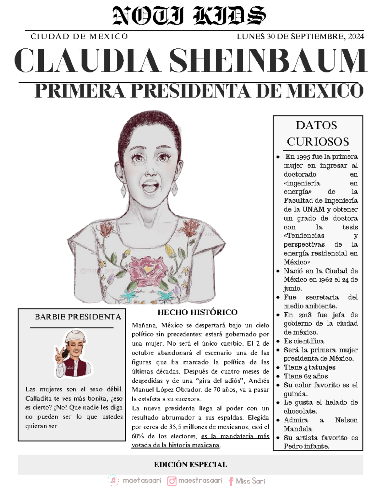 Presidenta DE Mexico - CLAUDIA SHEINBAUM PRIMERA PRESIDENTA DE MEXICO ...