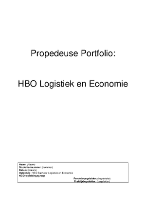 Propedeuse portfolio - Propedeuse portfolio Naam: Manuela Vielvoije ...